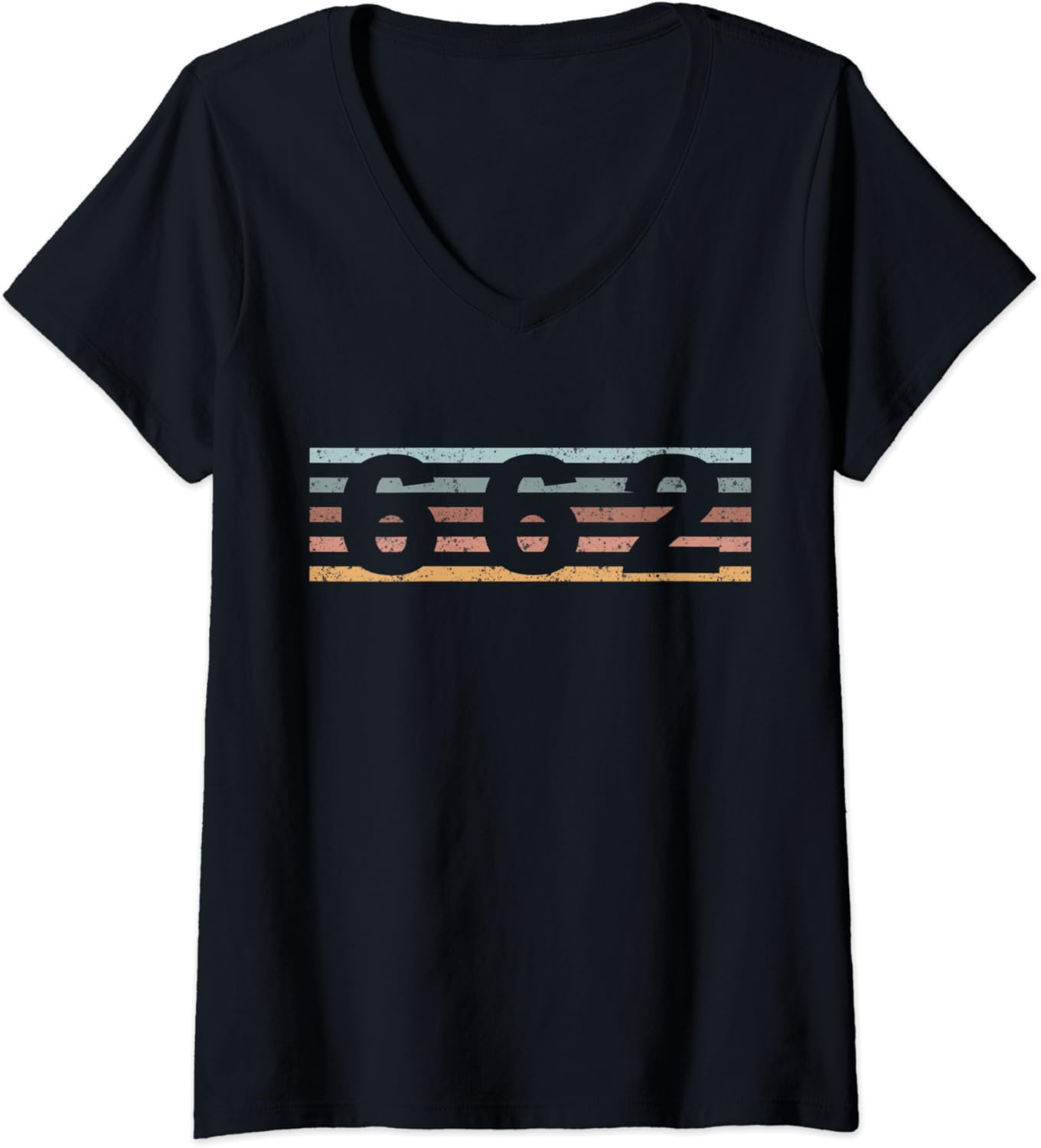 Amazon Womens 662 Area Code Retro Mississippi Greenville V Neck T